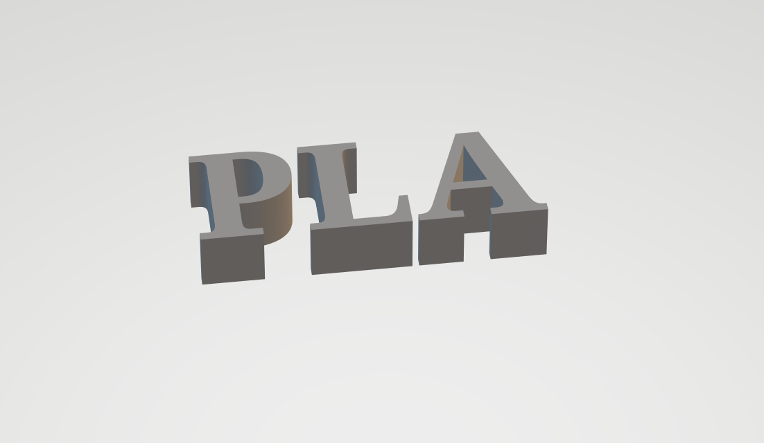 Building Block with PLA text & symbol by A. Green | Download free STL ...