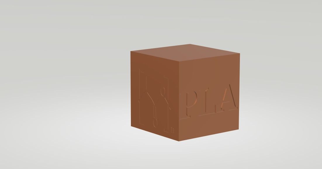 Building Block with PLA text & symbol by A. Green | Download free STL ...