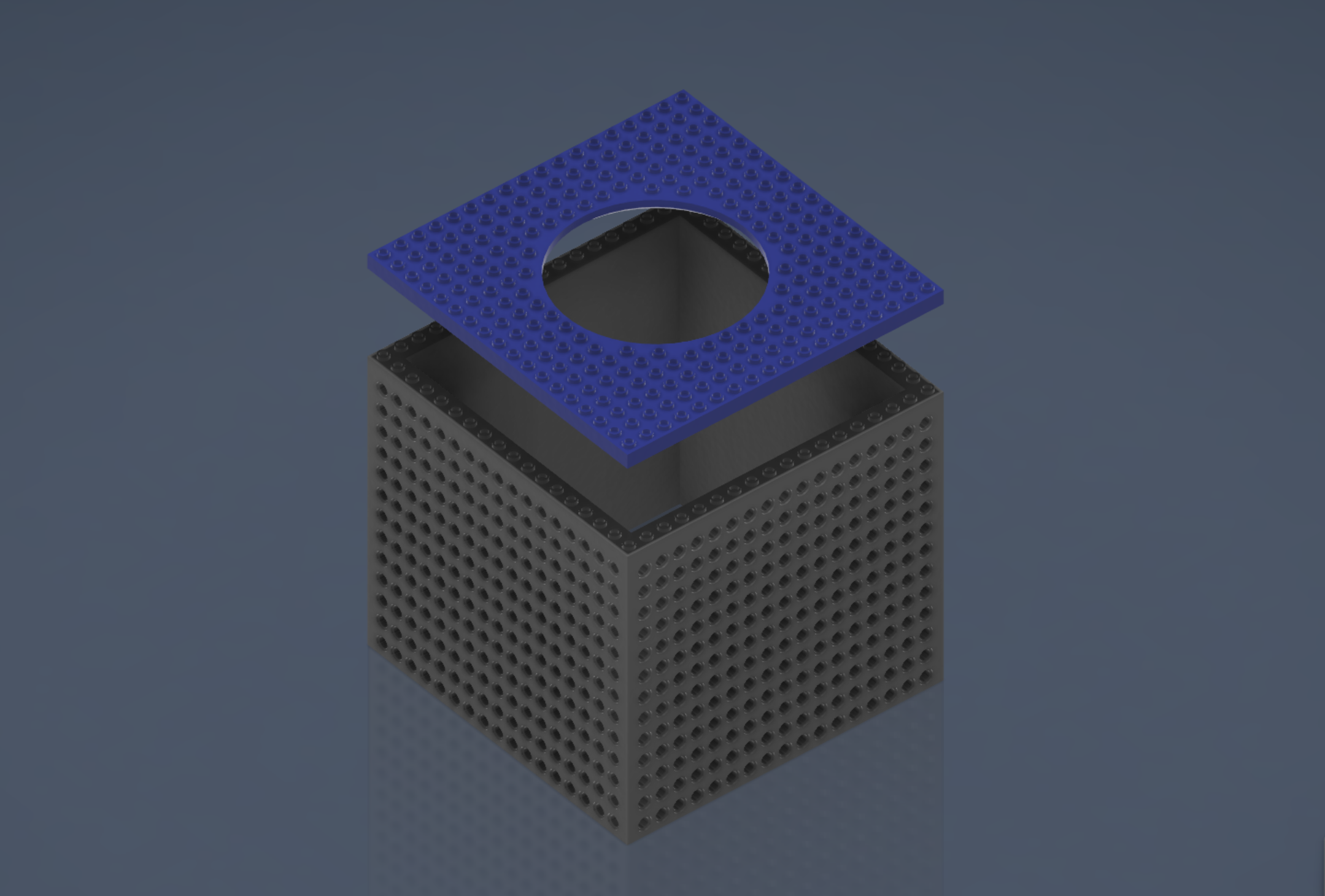 Lego Compatible Tissue Box Cover by Harvinator | Download free STL ...