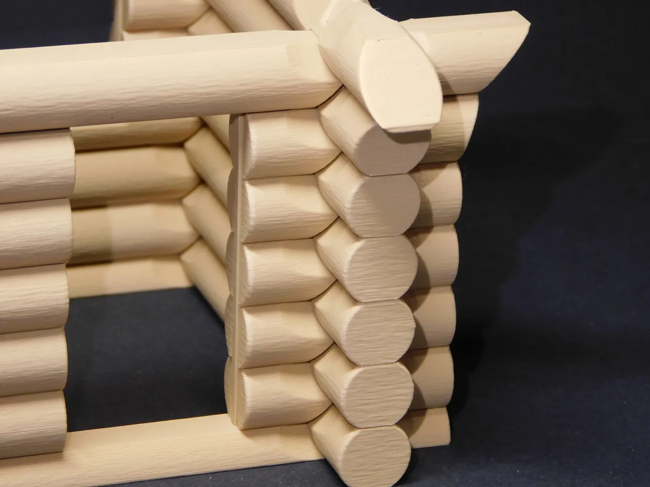 Bulding kit of a log cabin model by Thorin Oakenshield | Download free ...