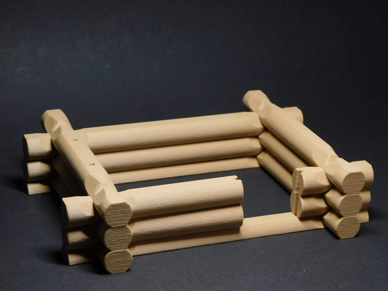 Bulding kit of a log cabin model by Thorin Oakenshield | Download free ...