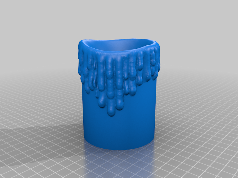 Melted LED Candles by Bill Catherall | Download free STL model ...
