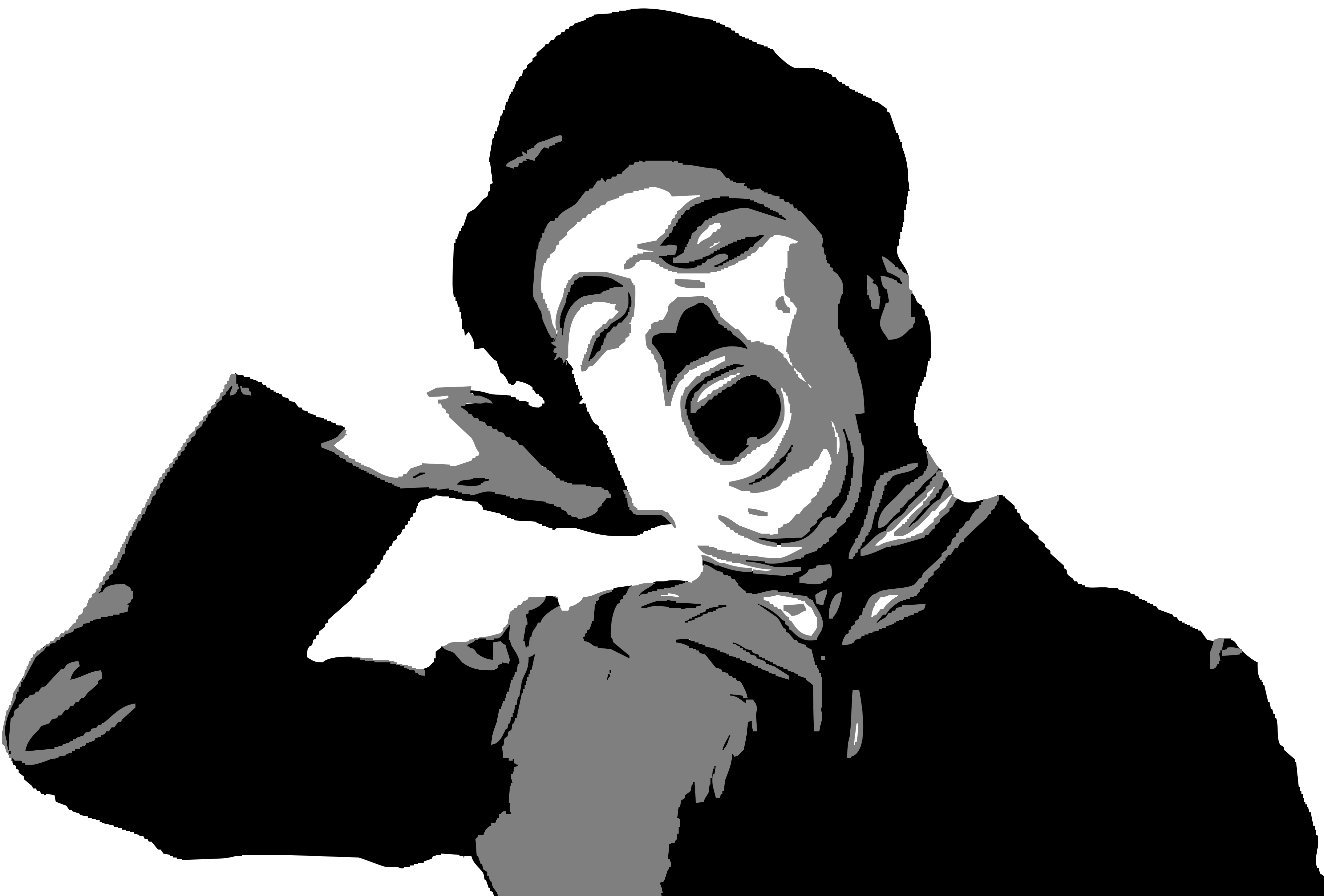 Tissue Box - Yawning Charlie Chaplin by _KaszpiR_ | Download free STL ...