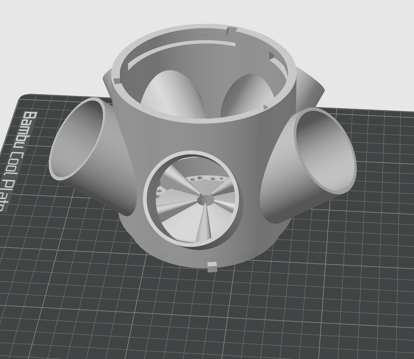 Hydroponic Middle Piece by mltriebe | Download free STL model ...