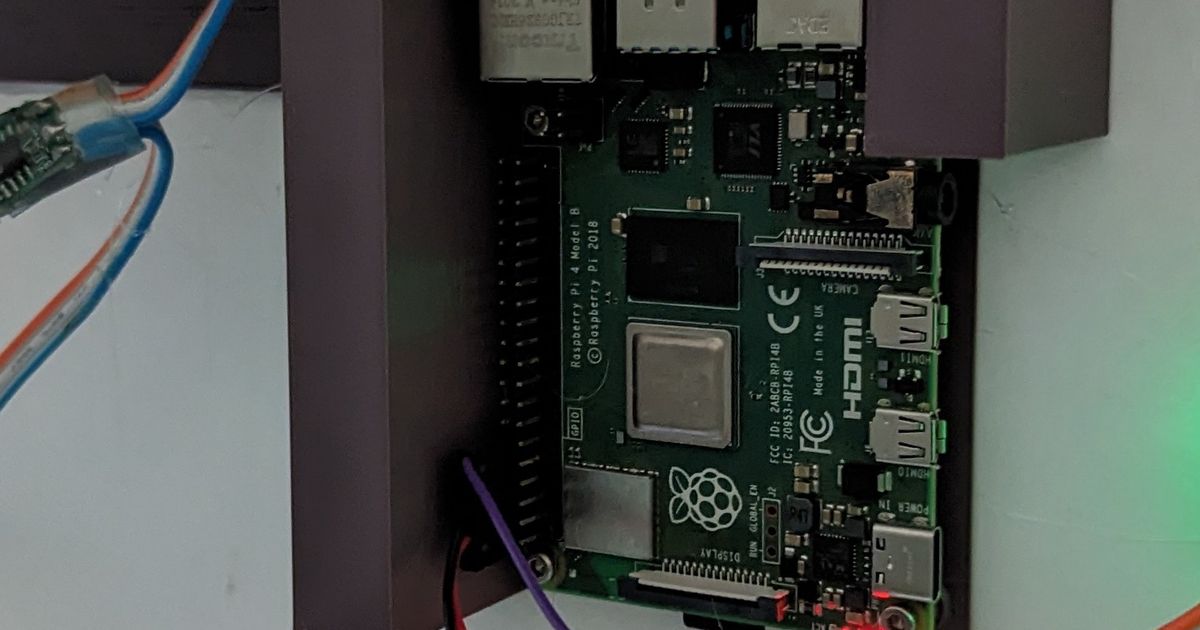 livesectional raspberry pi mount by 969493CD10A4 | Download free STL ...