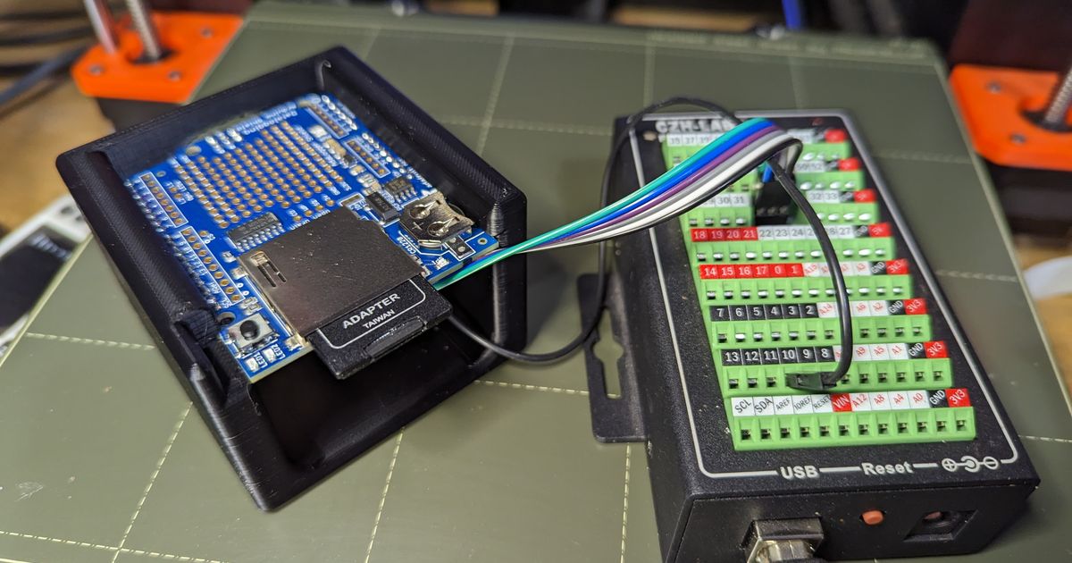 Arduino Shield Holder By Bill Ruehl Download Free Stl Model