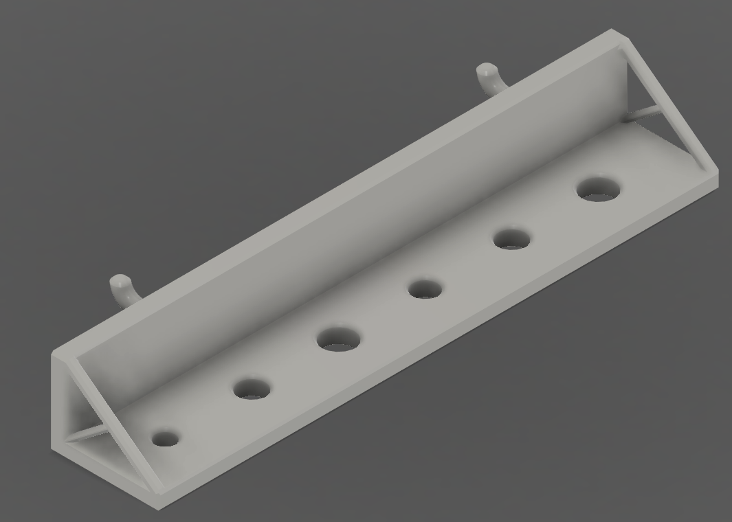 Pegboard Snap-On Screwdriver Holder by Illiterate Chicken | Download free STL model | Printables.com