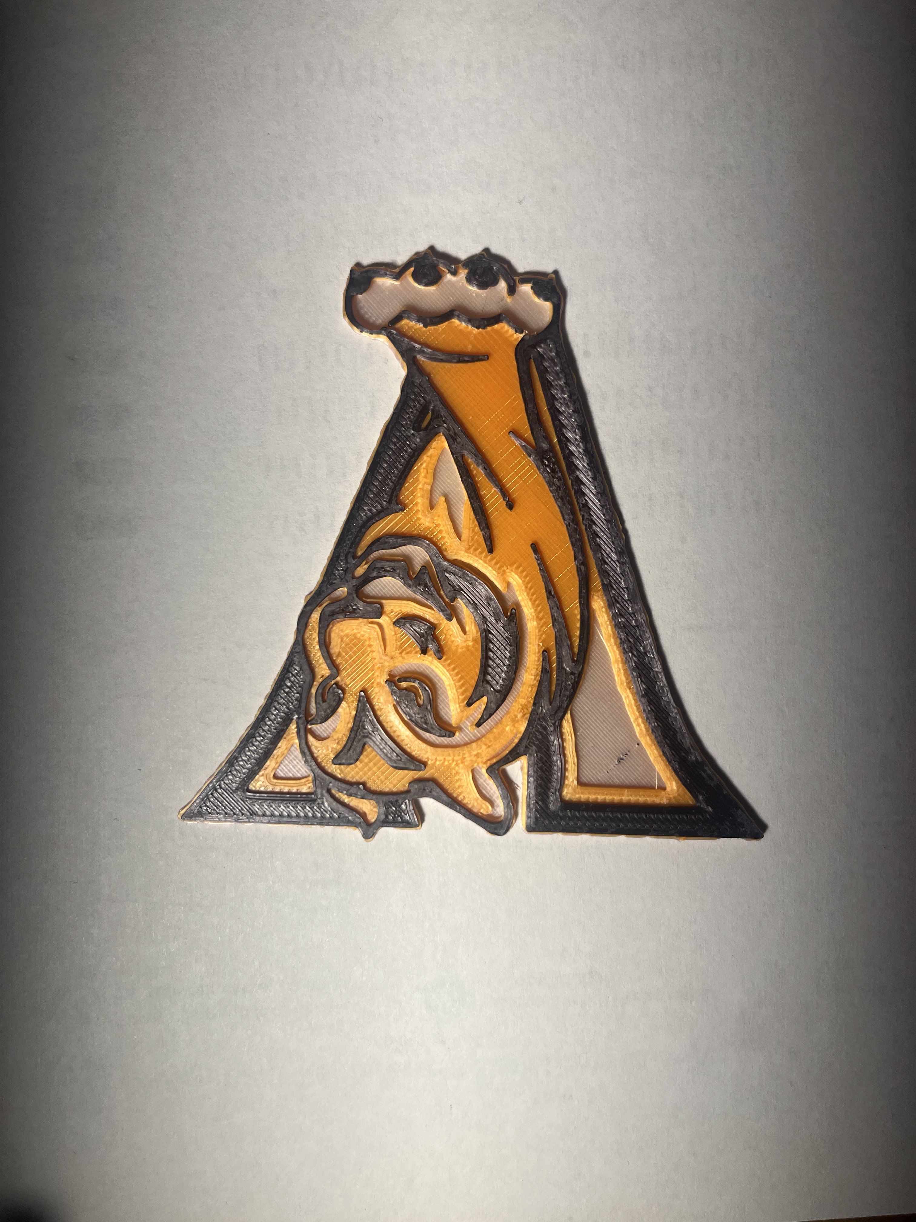 Versailles Tigers Multicolor logo by CollinRis | Download free STL ...