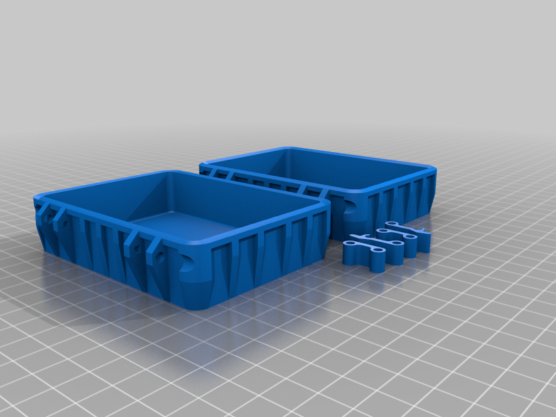 Rugged box for cards (1 or 2 set) by VieWoy | Download free STL model ...