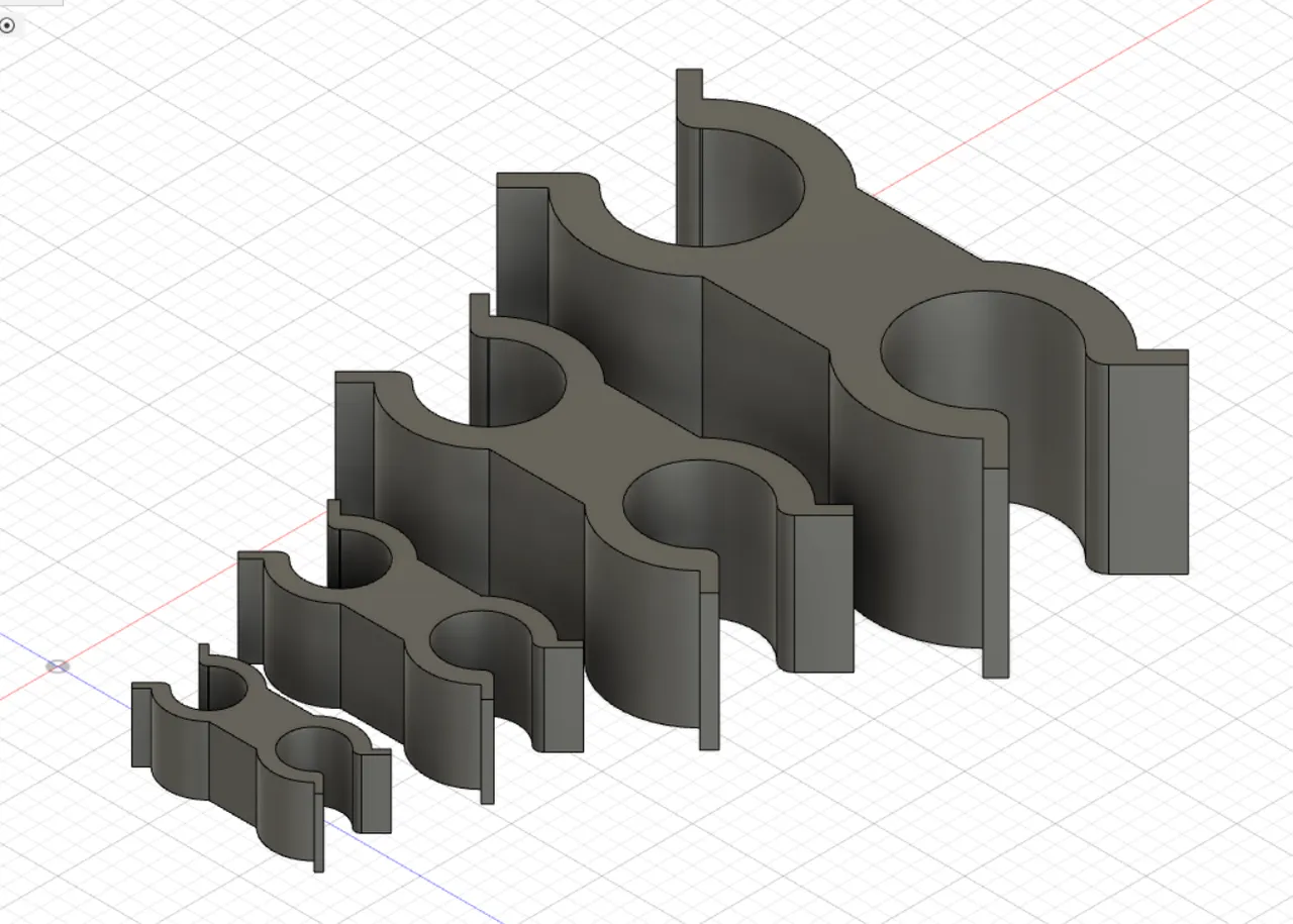 3, 4, 6, 8mm clips for cables, pneumatic tubes or PTFE tubes by Martin ...