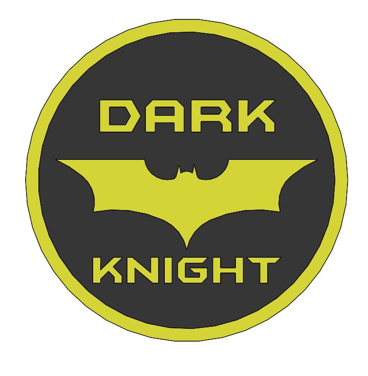 Batman Coaster - Dark Knight by mochr | Download free STL model ...