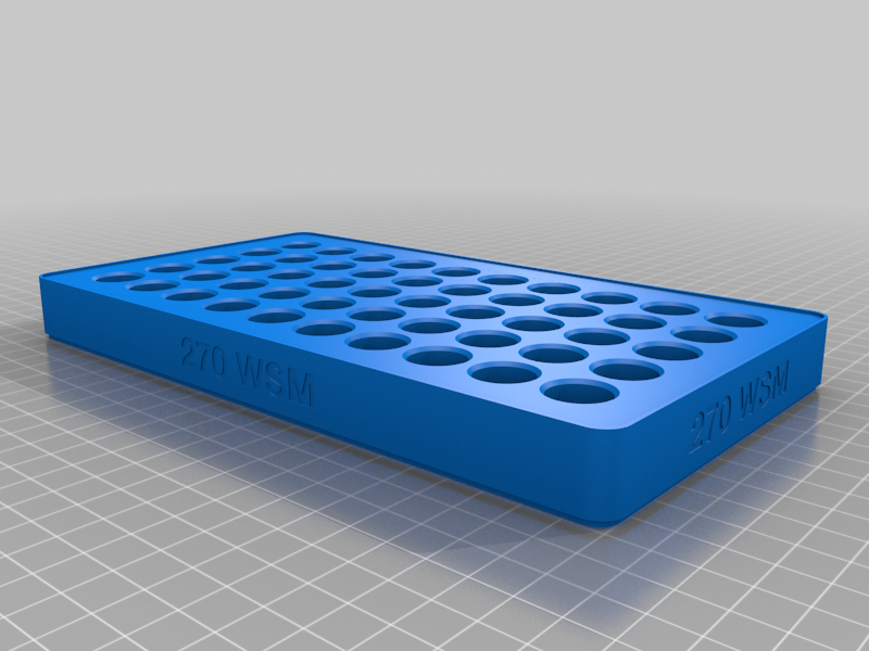 .270 WSM Stacking Loading Block by brass_ring | Download free STL model ...