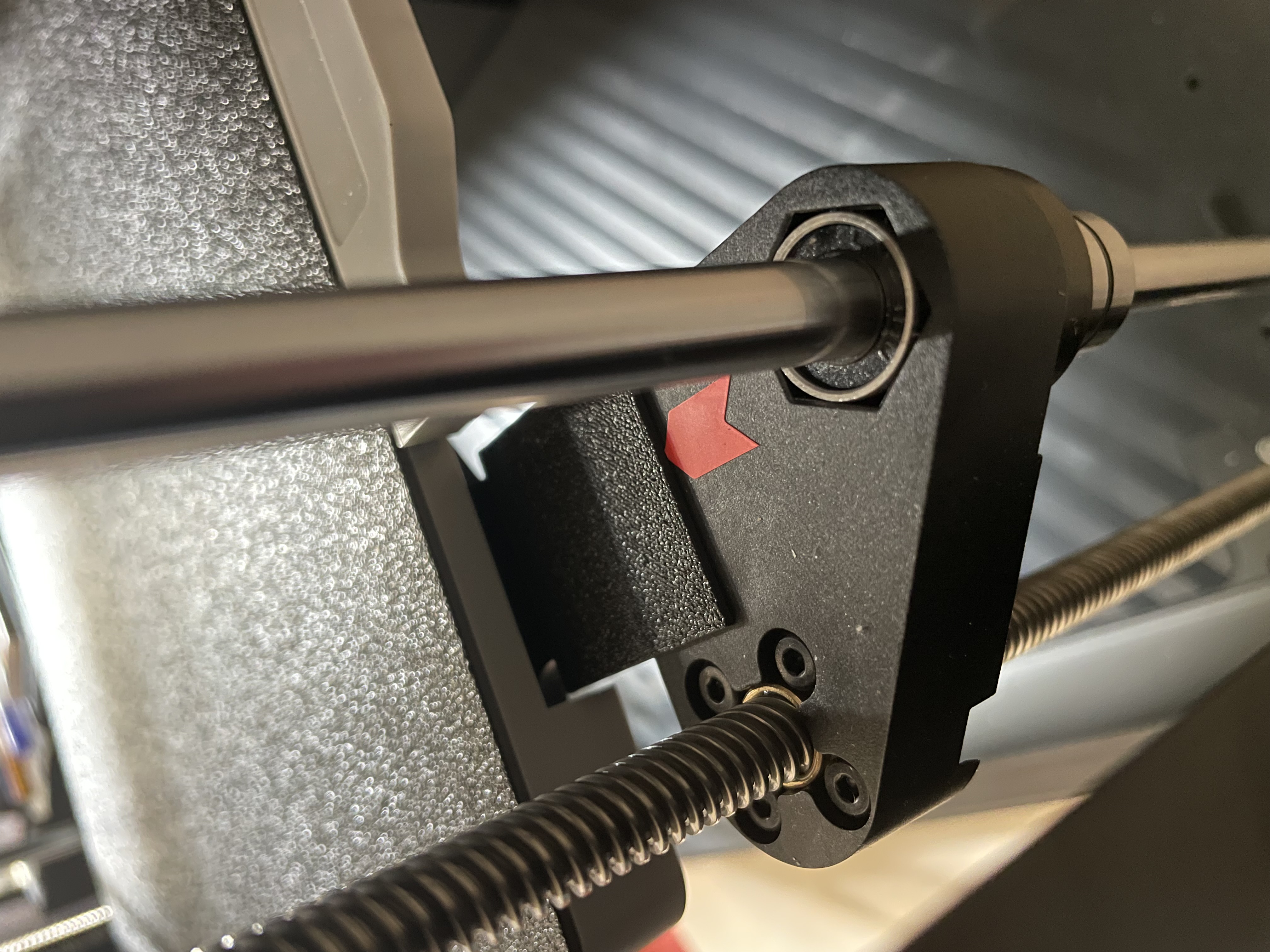 Bambu Lab P1P, X1, X1 Carbon Print Bed / Z Axis Holder Dust Cover by ...