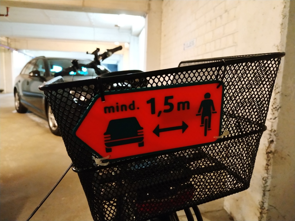 Bicycle Distance Sign by 3DLYX | Download free STL model | Printables.com