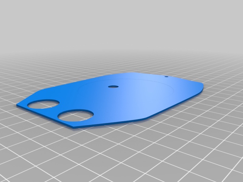 bottom plate for parrot ar drone 2 by 3DLYX | Download free STL model ...