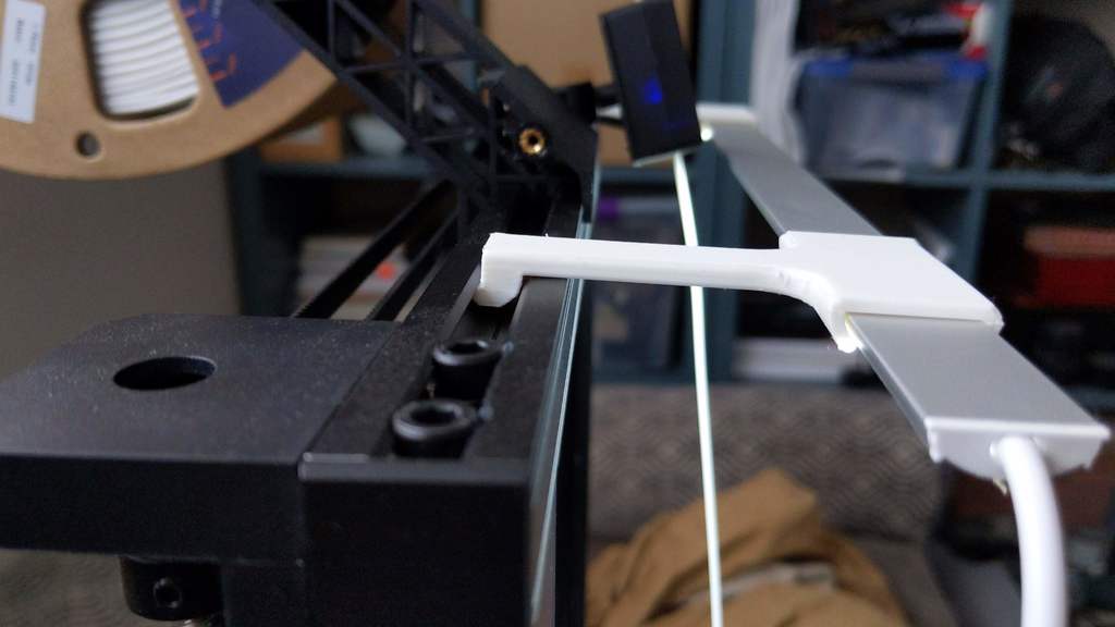 Ender 3 S1 light bar mount 2.0 by rcoello | Download free STL model ...