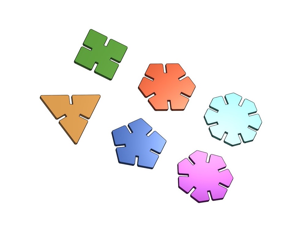 Geometric Shape Builders by Ken Mills | Download free STL model ...