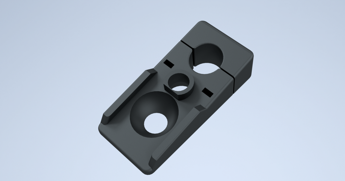 Abus 8077 frame lock holder by Thomasl | Download free STL model ...