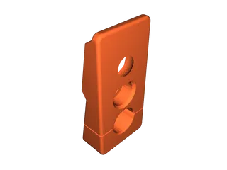Abus 8077 frame lock holder by Thomasl | Download free STL model ...