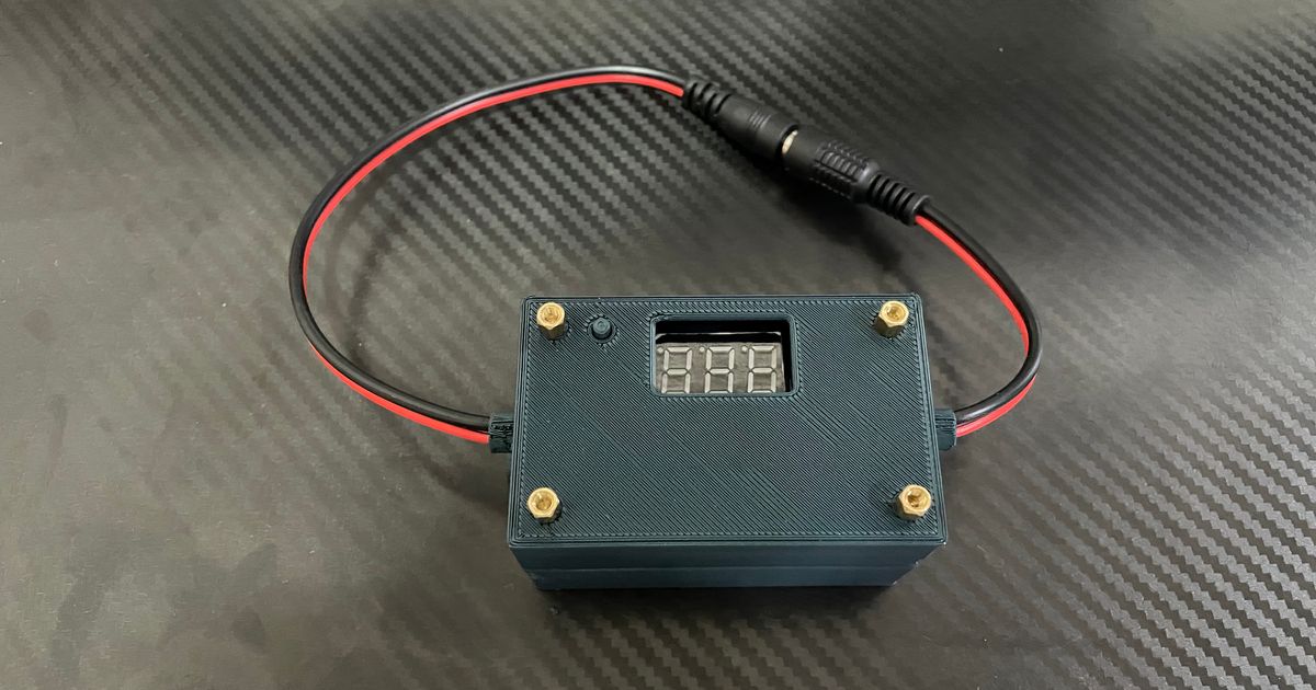 Power Supply - Dual & Solo Case for STEP-DOWN LM2596 + voltmeter by NS ...