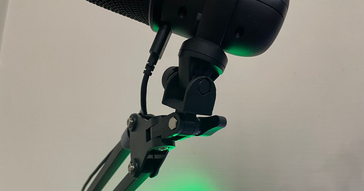 HyperX SoloCast Mic Adapter (Mount) for UGREEN LP142 by NS | Download ...