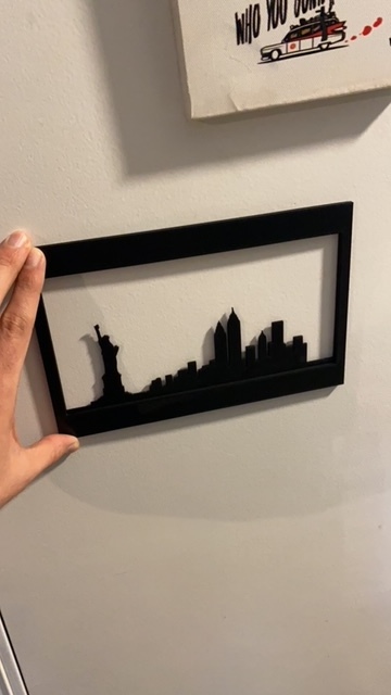 New York City skyline frame by Zenome | Download free STL model ...