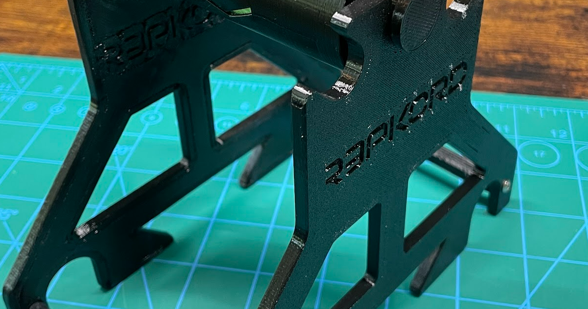 Auto-Rewind Spool Holder Shaft & End caps for RepRack/RackStand by ...