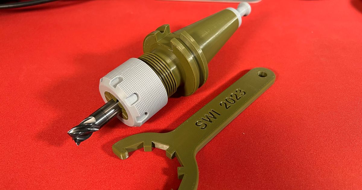 CAT40 Tool Holder With Working ER32 Collet by Shane Wheat Industries ...