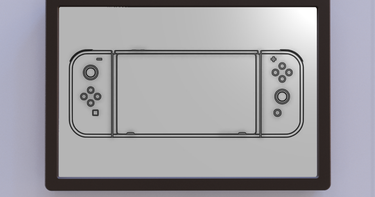 Nintendo Switch Patent Art by Ken Mills | Download free STL model ...