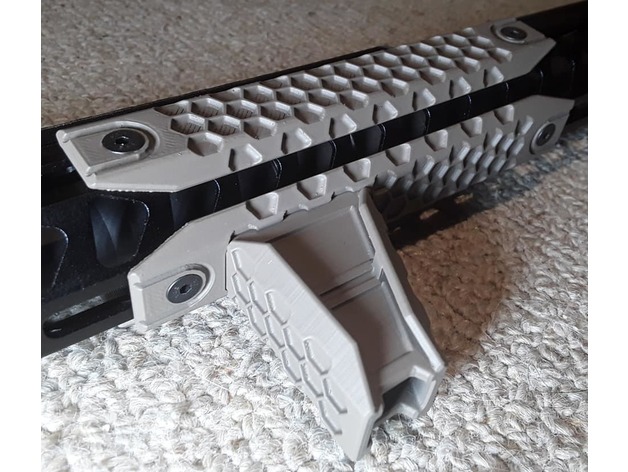Rail Grip, Rail Cover and Hand Stop by KN16 | Download free STL model ...