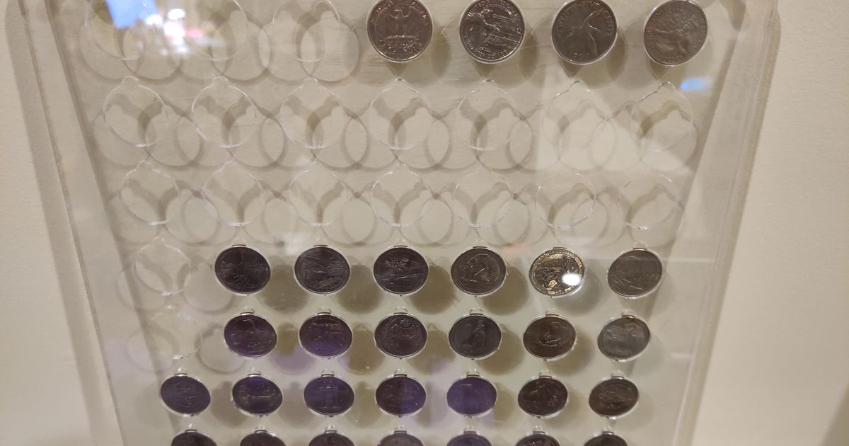 Quarter Display Case by Kai Song | Download free STL model | Printables.com