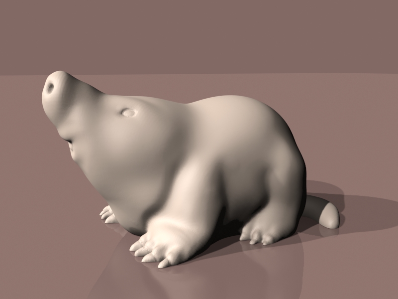 Mole Sculpture by Jipcutter | Download free STL model | Printables.com