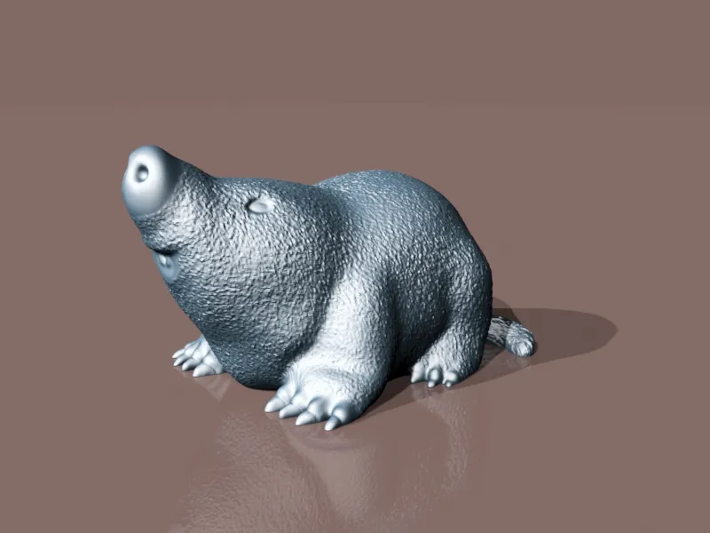 Mole Sculpture by Jipcutter | Download free STL model | Printables.com