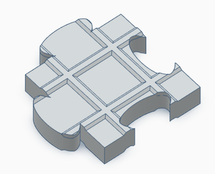 Stackable interlocking tile piece by John Cuccia | Download free STL ...