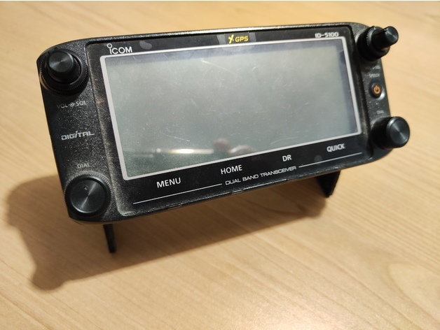 Icom ID-5100 display stand (MBA-2) by IZ4PNN | Download free STL model ...