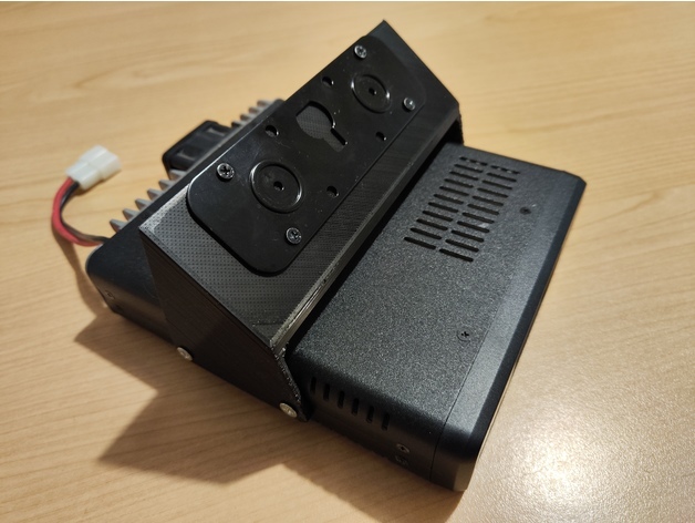 Icom ID-5100 display stand (MBA-2) by IZ4PNN | Download free STL model ...