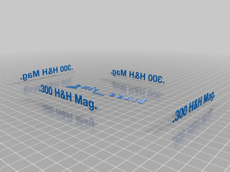 .300 H&H Magnum Stacking Loading Block by brass_ring | Download free ...
