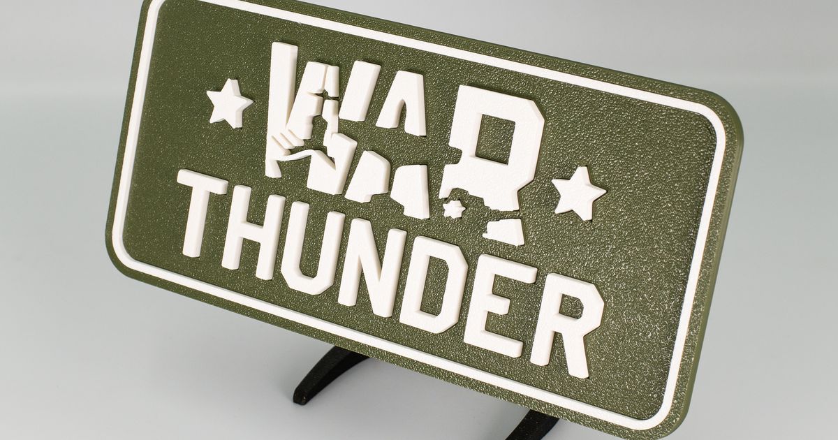 MAK War Thunder Emblem / Logo por mak77 | Descargar modelo STL gratuito ...