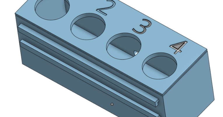 4 button casing for test or operation of electronics by fym | Download ...
