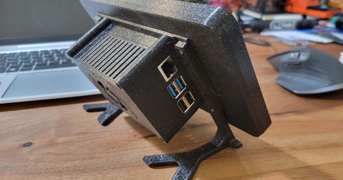 extended rpi4 case for Ice Tower Low Profile cooling fan by Alexander ...