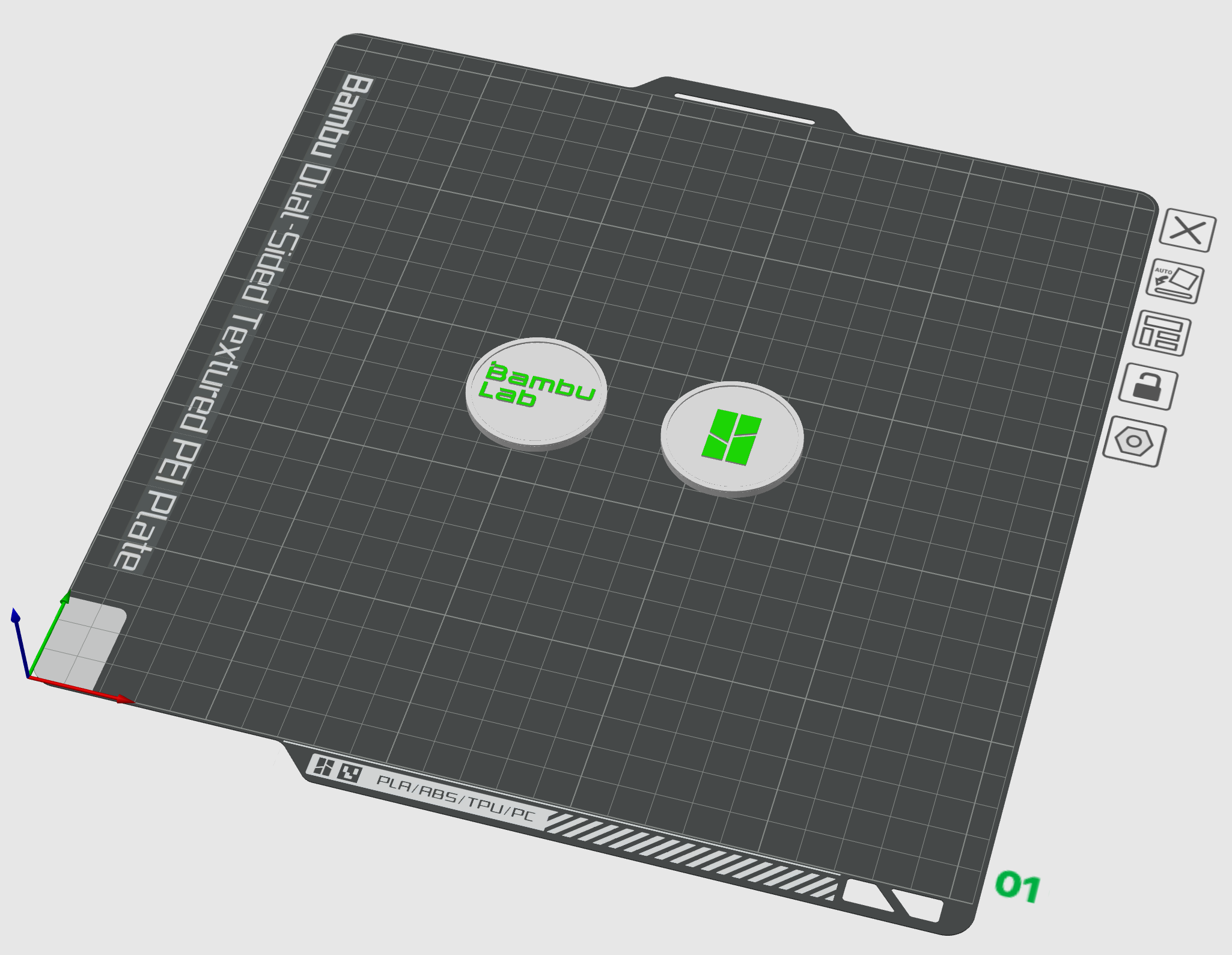 Original Bambu Lab Badge P1P, X1C by Grzegorz | Download free STL model ... Original Bambu Lab Badge P1P, X1C by Grzegorz | Download free STL model ...