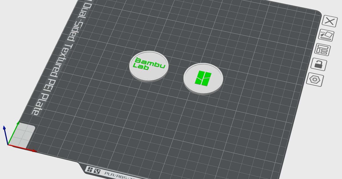 Original Bambu Lab Badge P1P, X1C by Grzegorz | Download free STL model ...