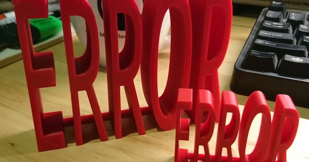 Source Engine Error von ANTALIFE | Kostenloses STL-Modell herunterladen ...