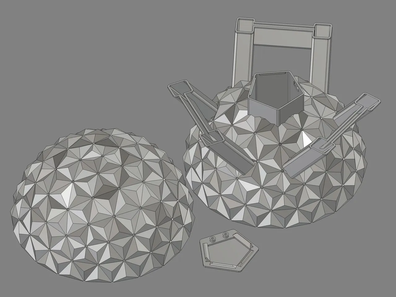 EPCOT Spaceship Earth by Adafruit | Download free STL model ...