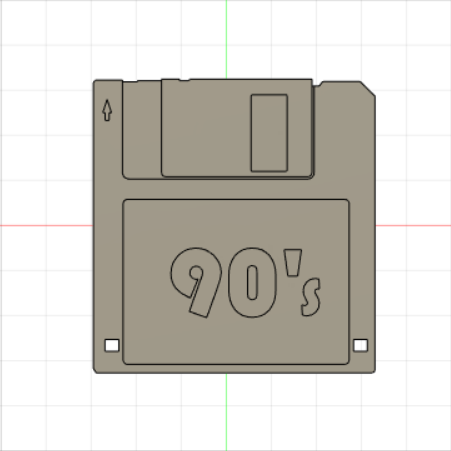 Floppy disk by Mattia Vannucci | Download free STL model | Printables.com