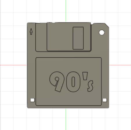 Floppy disk by Mattia Vannucci | Download free STL model | Printables.com