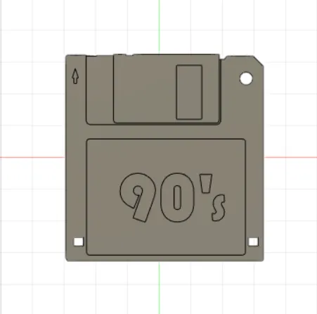 Floppy disk by Mattia Vannucci | Download free STL model | Printables.com