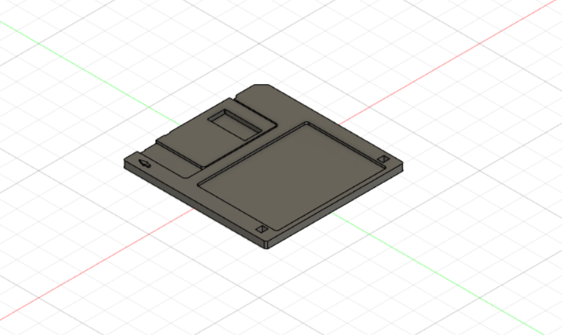 Floppy disk by Mattia Vannucci | Download free STL model | Printables.com