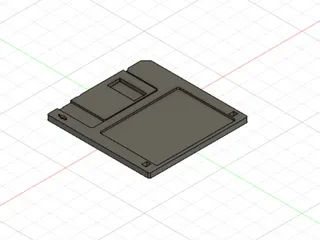 Floppy disk by Mattia Vannucci | Download free STL model | Printables.com