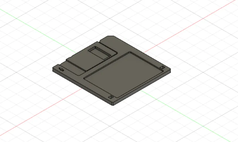 Floppy disk by Mattia Vannucci | Download free STL model | Printables.com